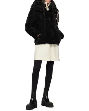 Moncler Allymes Down Jacket With Removable Hood And Sleeves