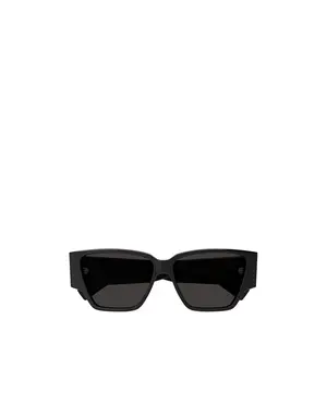 Bottega Veneta Rectangle Frame Sunglasses - Black