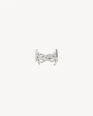 Saint Laurent Cassandre Ring - Silver