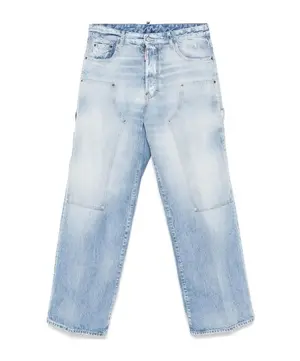 Dsquared2 Light Wash London Bro Jeans - Blue