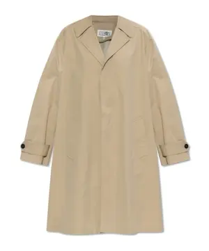 MAISON MARGIELA Curved Hem Coat
