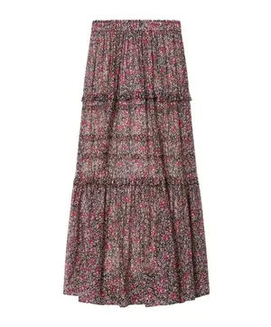 Isabel Marant Étoile Volomia Tiered Maxi Skirt