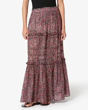 Isabel Marant Étoile Volomia Tiered Maxi Skirt