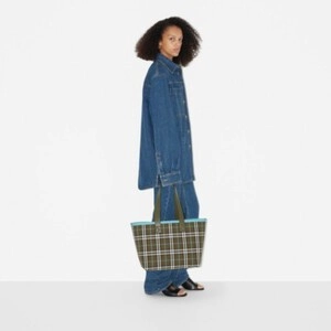 Burberry Vintage Checked Top Handle Bag