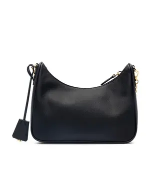 Prada Re-edition 2005 Zipper Shoulder Bag - Black