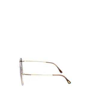 TOM FORD Geometric Sunglasses - Nude