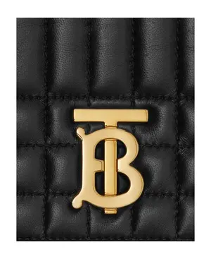 Burberry Lola Logo Plaque Chained Wallet