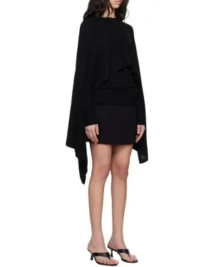 TOTEME Cape-design Sweater - Black