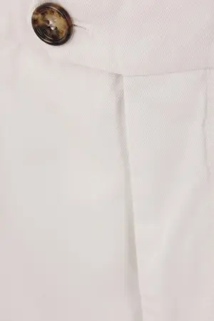 Brunello Cucinelli Leisure-fit Pleated Gabardine Trousers - White