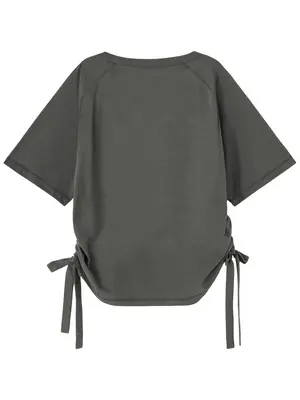 GANNI Printed Raglan T-shirt - Black