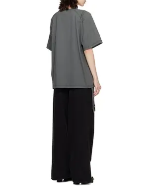 GANNI Printed Raglan T-shirt - Black