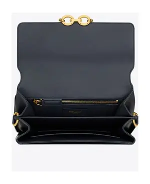 Saint Laurent Le Maillon Striped Satchel Bag