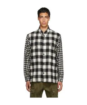 DIESEL® Flannel Checked Knitted Shirt
