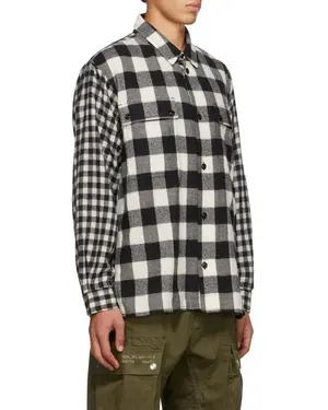 DIESEL® Flannel Checked Knitted Shirt