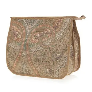 Etro Zipper Clutch - Light Brown