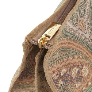 Etro Zipper Clutch - Light Brown
