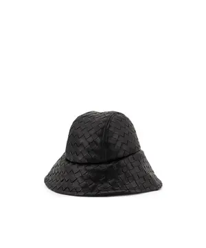 Bottega Veneta Intrecciato Leather Bucket Hat