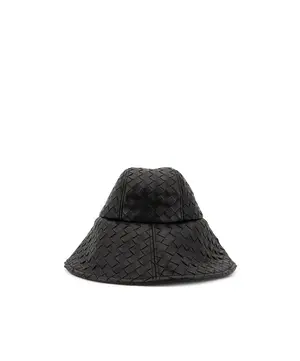 Bottega Veneta Intrecciato Leather Bucket Hat