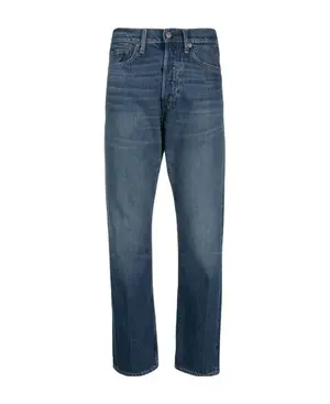 Polo Ralph Lauren Rigid High Waist Cropped Jeans - No