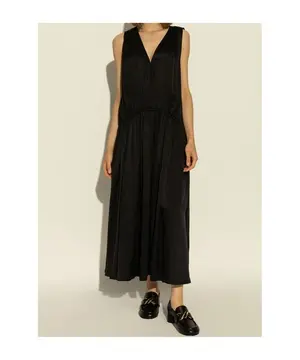 ANINE BING Mia Silk Maxi Dress