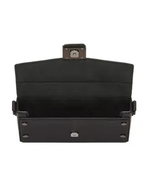 Fendi Soft Trunk Baguette Phone Pouch - Black