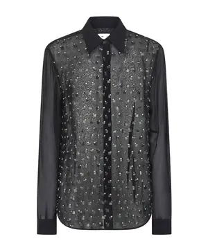 Dries Van Noten Embellished Long Sleeve Shirt