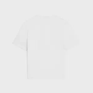 Celine Oversized Cotton Jersey T-shirt With Graphic Print