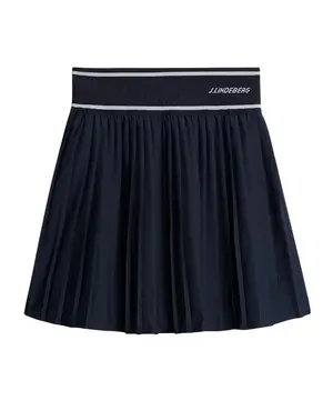 J. Lindeberg Pleated Midi Skirt - Navy