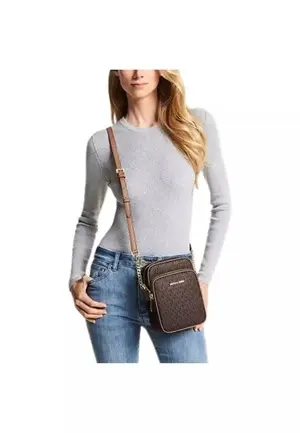 Michael Kors Medium Jet Set Logo Satchel