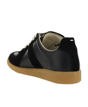 MAISON MARGIELA Replica Lace-up Sneakers - Black