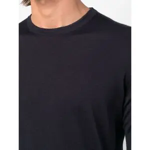 Zegna Round Neck Long Sleeve Sweater