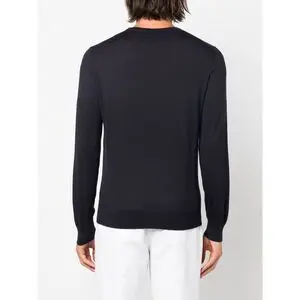 Zegna Round Neck Long Sleeve Sweater