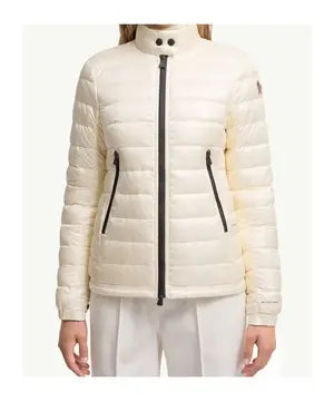Moncler Zip-up Padded Jacket - White
