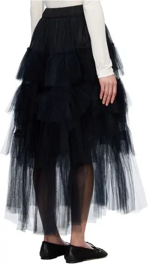 Simone Rocha Tulle Tiered Maxi Skirt