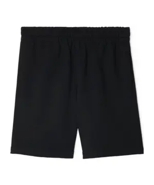 Burberry Check-label Track Shorts - Black