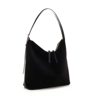 A.p.c. Vera Zipped Shoulder Bag - Black