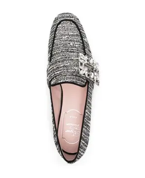 ROGER VIVIER Round Toe Buckled Loafers