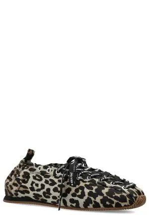 GANNI Leopard Ballerina Flats - Leopard Color
