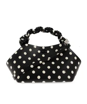 GANNI Small Bou Bag Polka-dot - Black