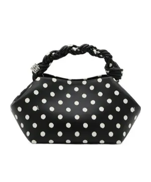 GANNI Small Bou Bag Polka-dot - Black