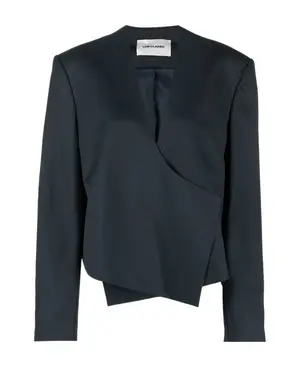 LOW CLASSIC Asymmetrical Layered Cropped Blazer - No