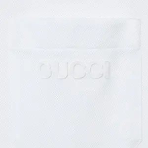 Gucci Web Detailed Piquet Polo Shirt - White