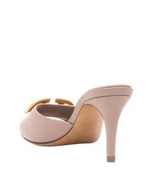 Valentino Garavani Vlogo Open Toe High Heel Mules