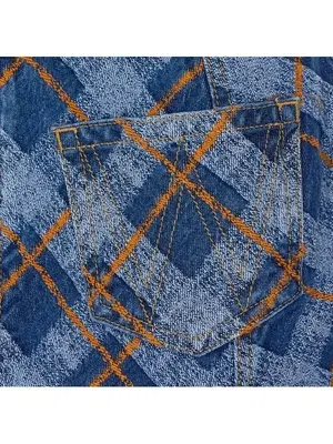 VIVIENNE WESTWOOD Zip-front Plaid Mini Skirt