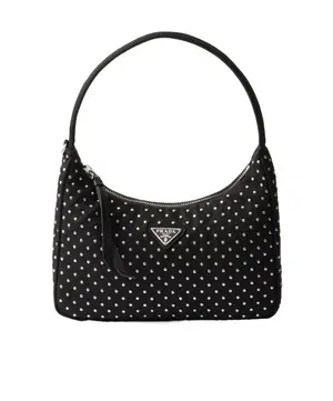 Prada Re-edition Re-nylon Mini Bag With Studs