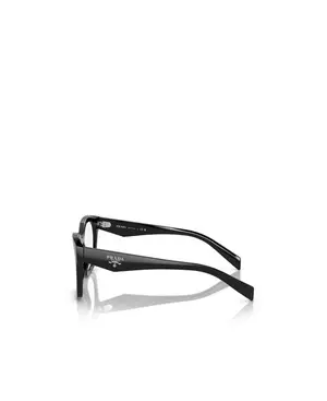 Prada Square Frame Eyeglasses - Black