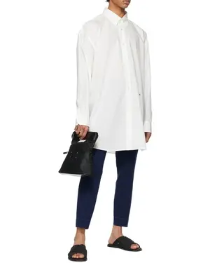 MAISON MARGIELA Zip Pocket Mid-rise Trousers - Black