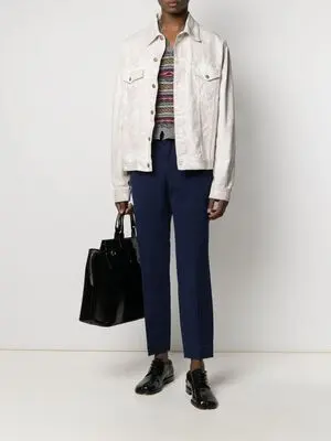 MAISON MARGIELA Zip Pocket Mid-rise Trousers - Black