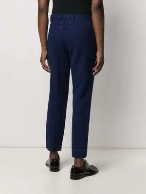 MAISON MARGIELA Zip Pocket Mid-rise Trousers - Black