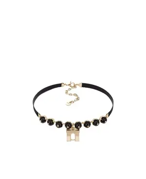 Dior Plan De Paris Collar Necklace - Black